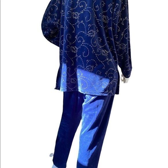 Bob Mackie Studio Pants Jumpsuits Vintage Velour Pantsuit Poshmark